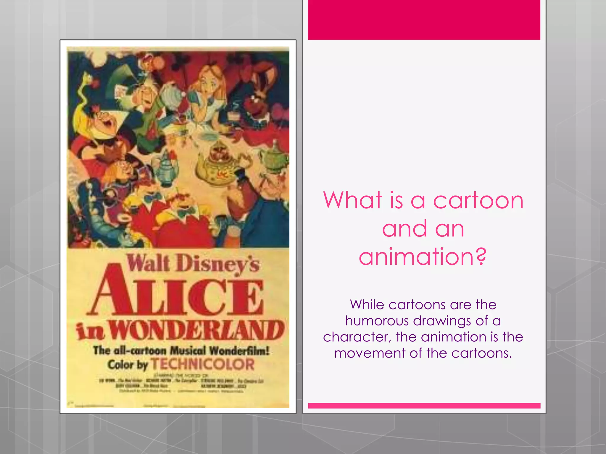 Cartoons and animations in the 1930s | PPTX