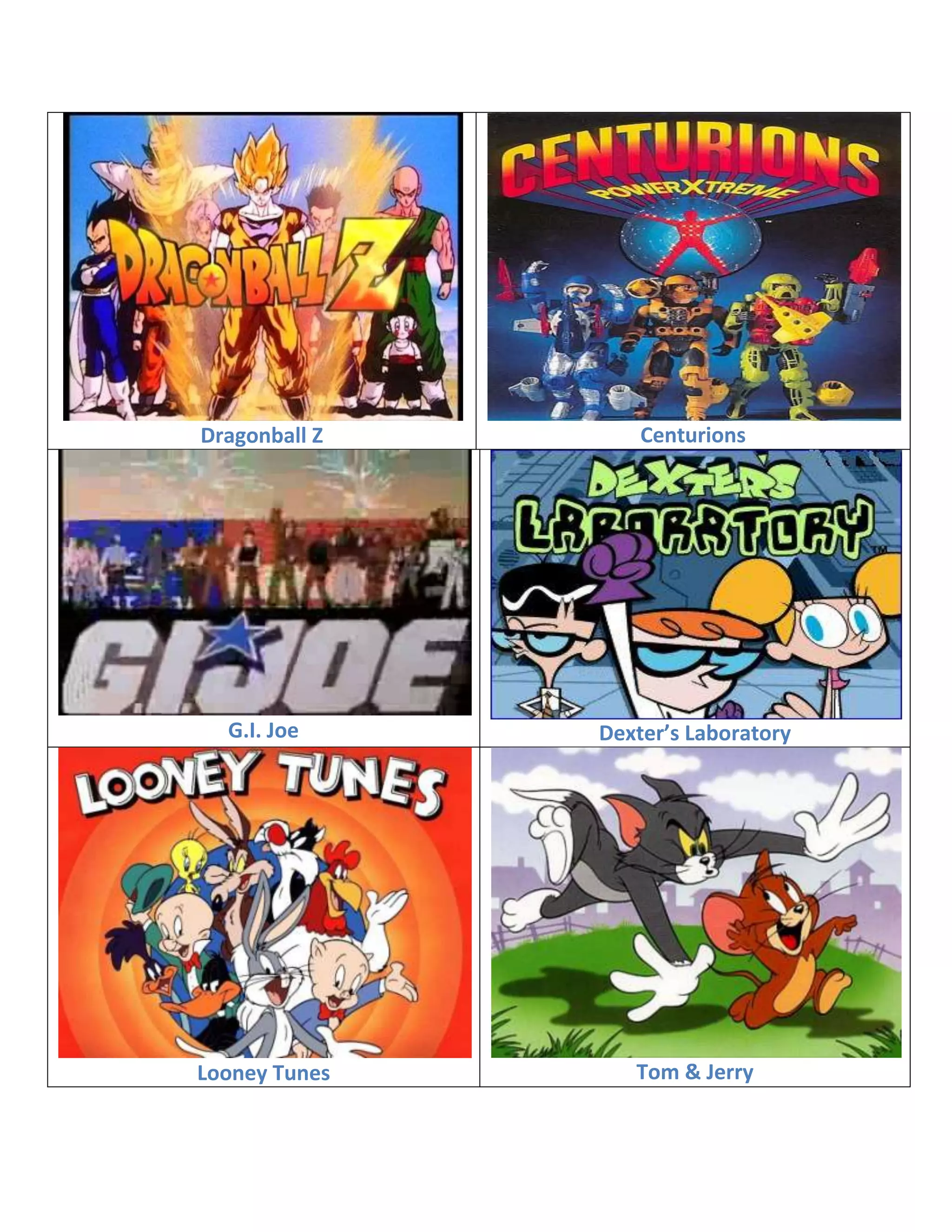 Cartoons Compilation. 75 Cartoons of 90s and beyond | DOCX