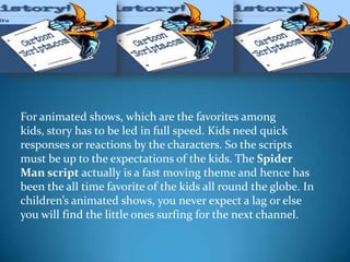 Writing TV Show Scripts | PPTX