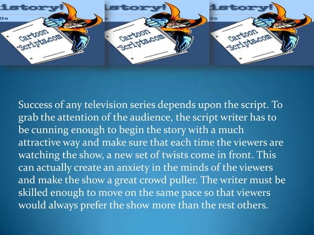 Writing TV Show Scripts | PPT