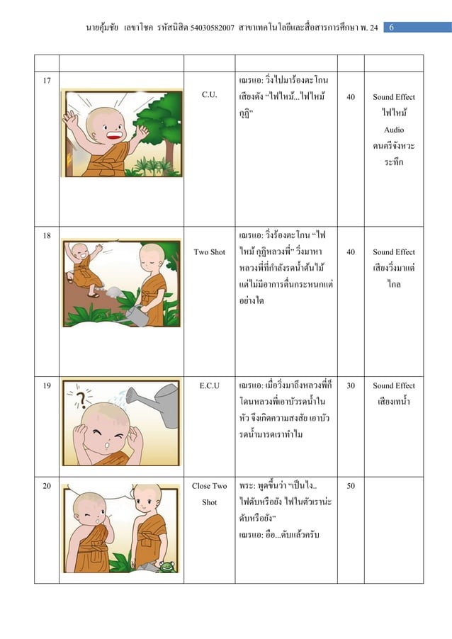 Cartoon storyboard | PDF