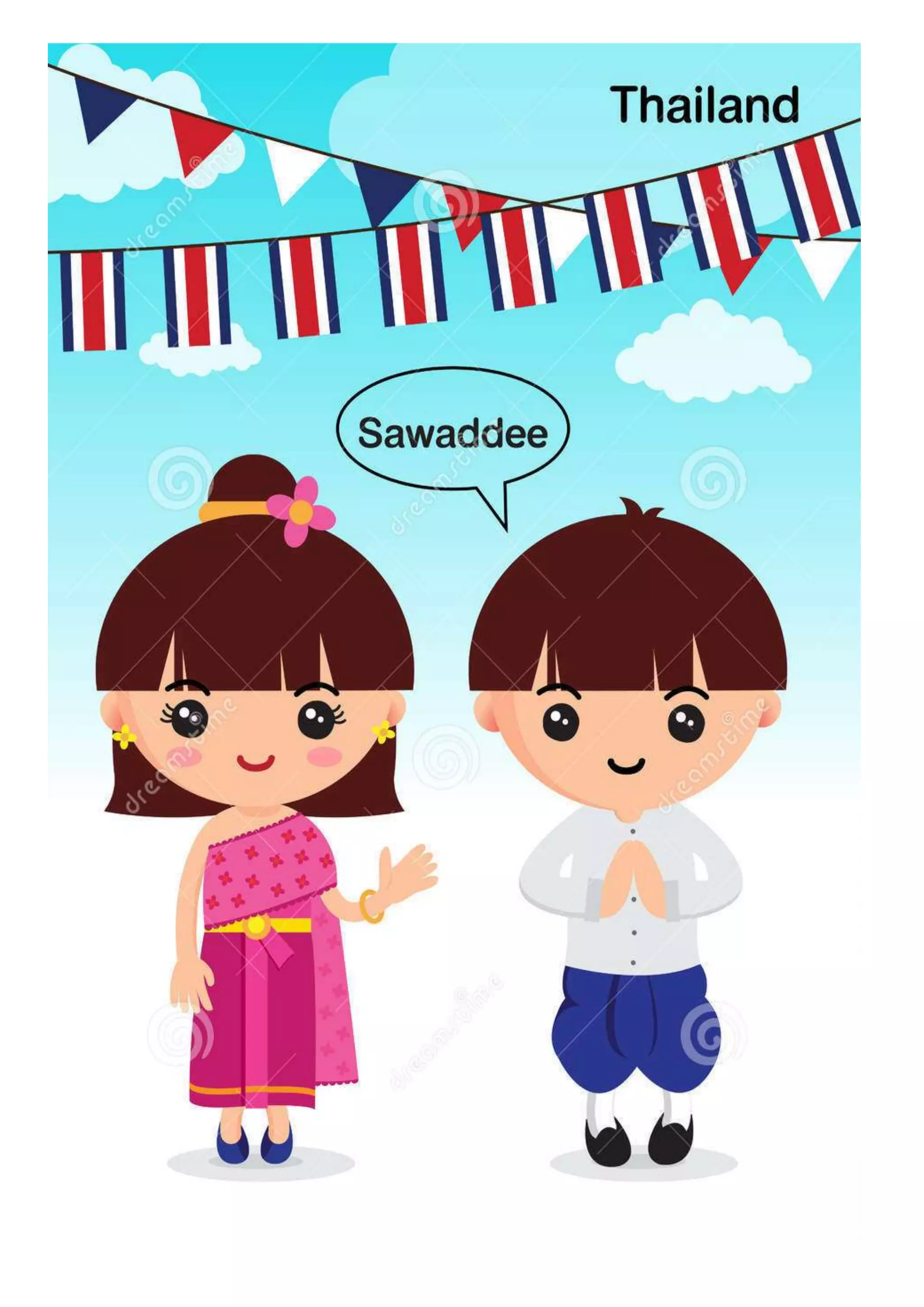 ASEAN Cartoon with flag | DOCX