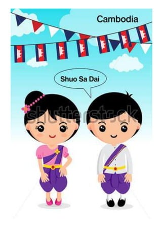 ASEAN Cartoon with flag | DOCX