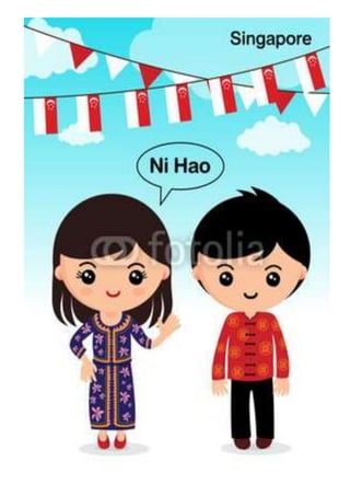 ASEAN Cartoon with flag | DOCX