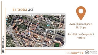 La cartoteca de la Universitat de València | PDF