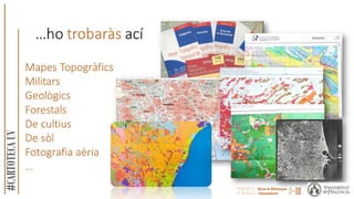 La cartoteca de la Universitat de València | PDF