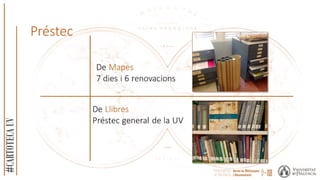 La cartoteca de la Universitat de València | PDF