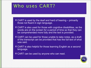CART Presentation | PPT