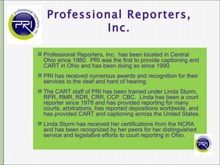 CART Presentation | PPT