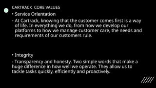 Cartrack presentation Fleet Management Work | PPTX