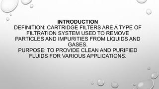 Cartridge Filter by Pearl Water | PPTX