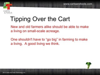 Carts and tools overview | PPTX