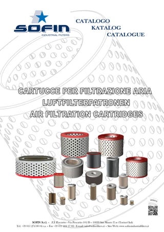 Cartucce Filtrazione aria - Catalogo Sofin | PDF