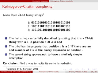 Block Emulation and Computation in One-dimensional Cellular Automata: Breaking Behavioural Class ...