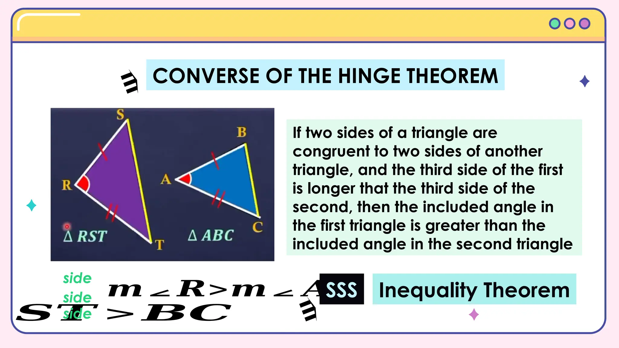CARULLO_HINGE THEOREM.pptx Grade 8 lesson | PPTX