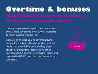 7 Top Tips For Streamlining Your Payroll Processes | PDF