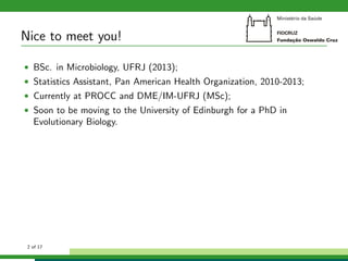 Bayesian Inference of deterministic population growth models -- Brazilian Meeting on Bayesian ...