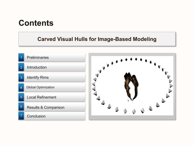 Carved visual hulls for image based modeling | PPTX