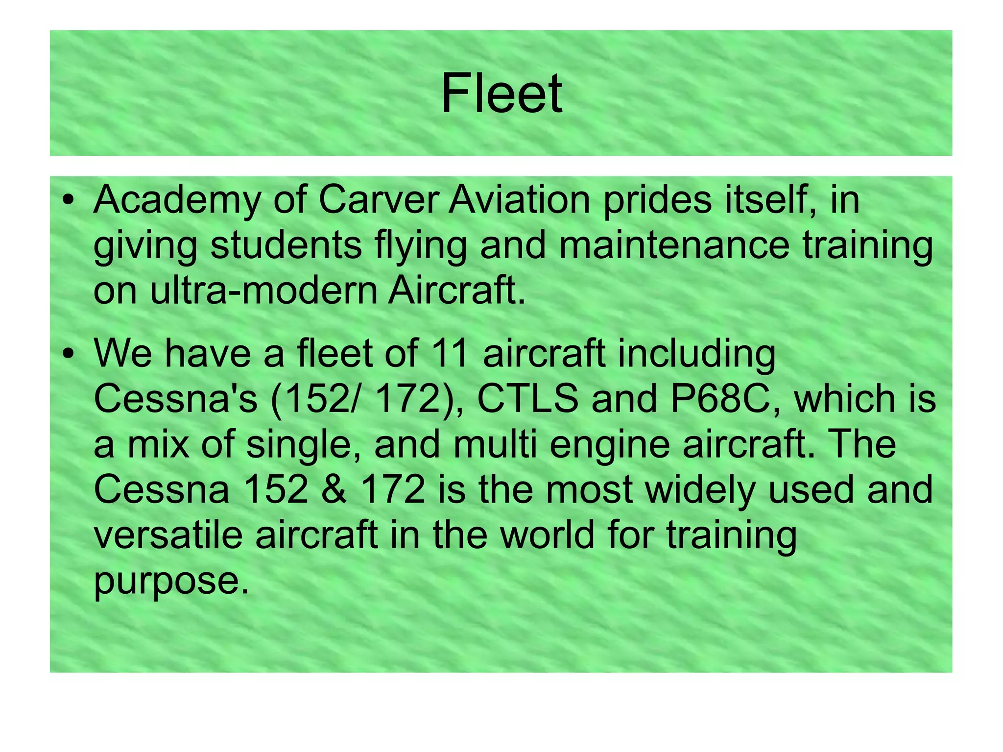 Carver aviation | ODP