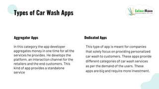 Car wash app development ppt | PDF