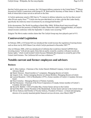 Caryle group (wikipedia) | PDF | Private Equity | Business Banking ...