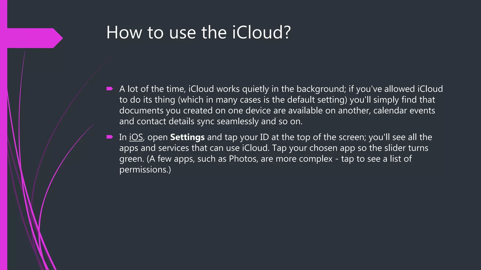 iCloud history and uses | PPTX