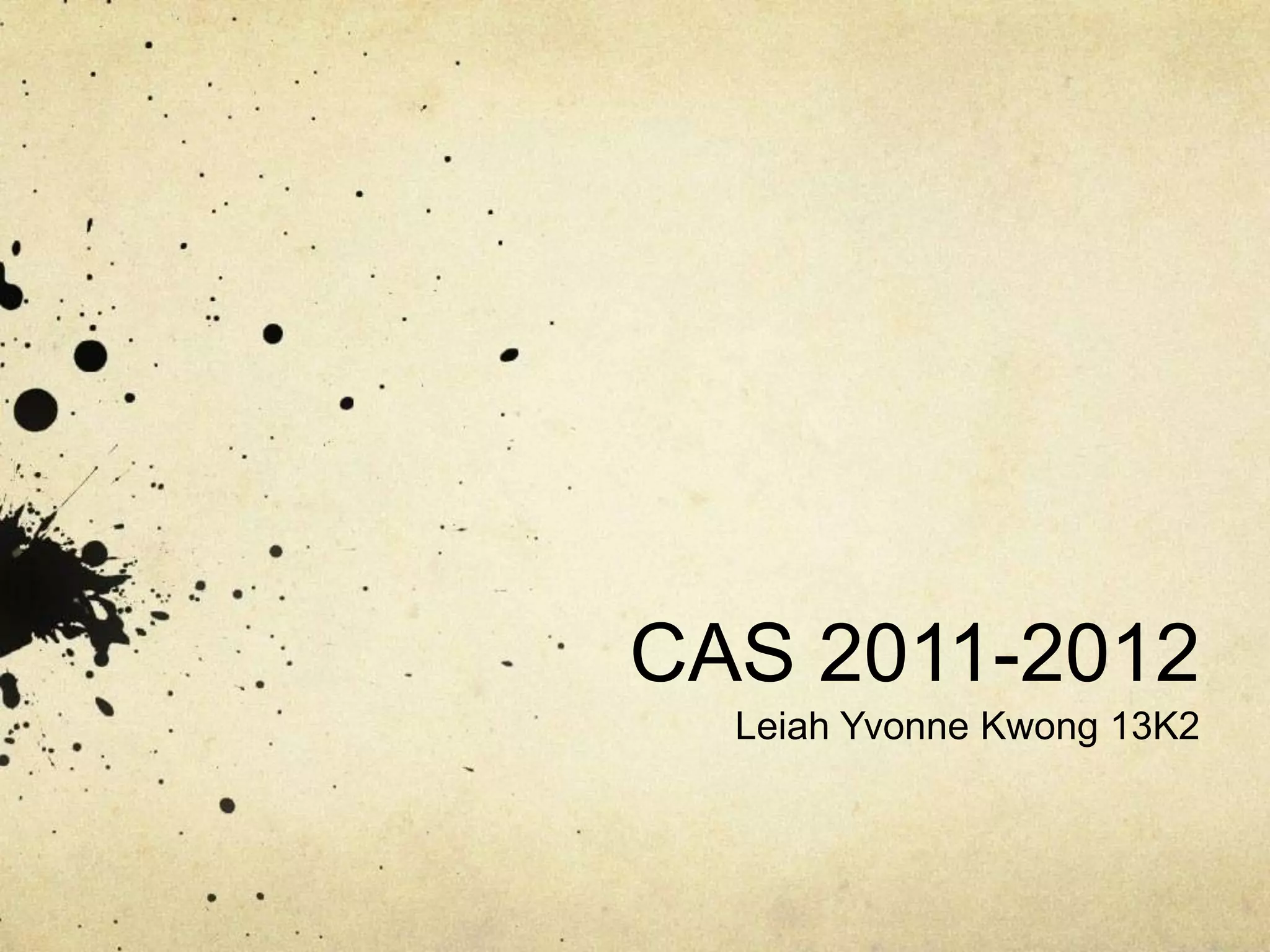 CAS Presentation 2012 | PPT