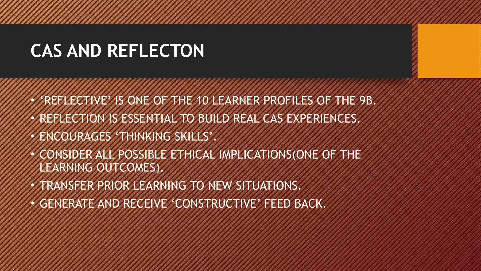 CAS Presentation for all IBDP teachers and students | PPT