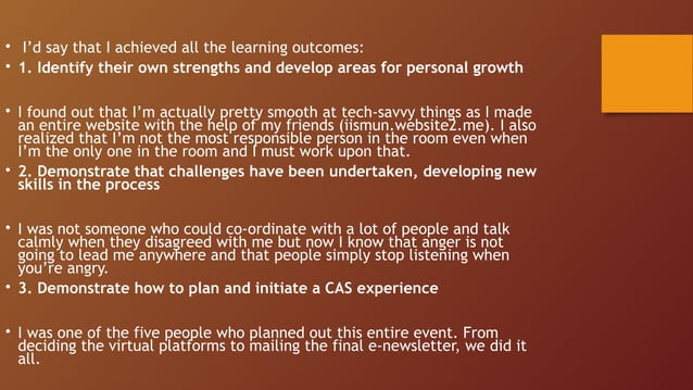 CAS Presentation for all IBDP teachers and students | PPT