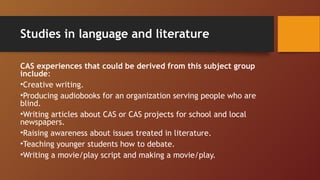CAS Presentation for all IBDP teachers and students | PPT