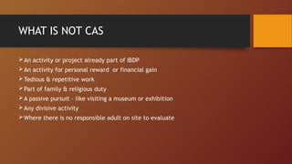 CAS Presentation for all IBDP teachers and students | PPT