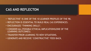 CAS Presentation for all IBDP teachers and students | PPT