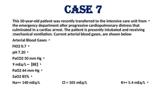 Arterial blood gases cases with interpretation.pptx