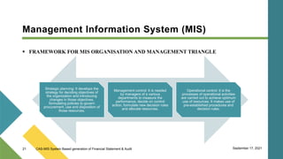 CAS-MIS system based generation of financial statement & Audit | PPT