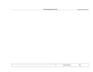 CAS 041124 Project Management Audit Checklist Supplement.doc