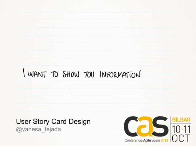 User Story Card Design | PPTX