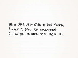User Story Card Design | PPTX