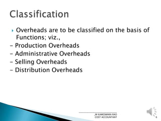 Cas 3 overheads | PPTX