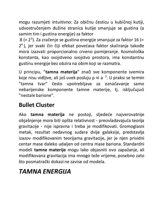 Cas 68.Tamna materija i tamna energija | PDF