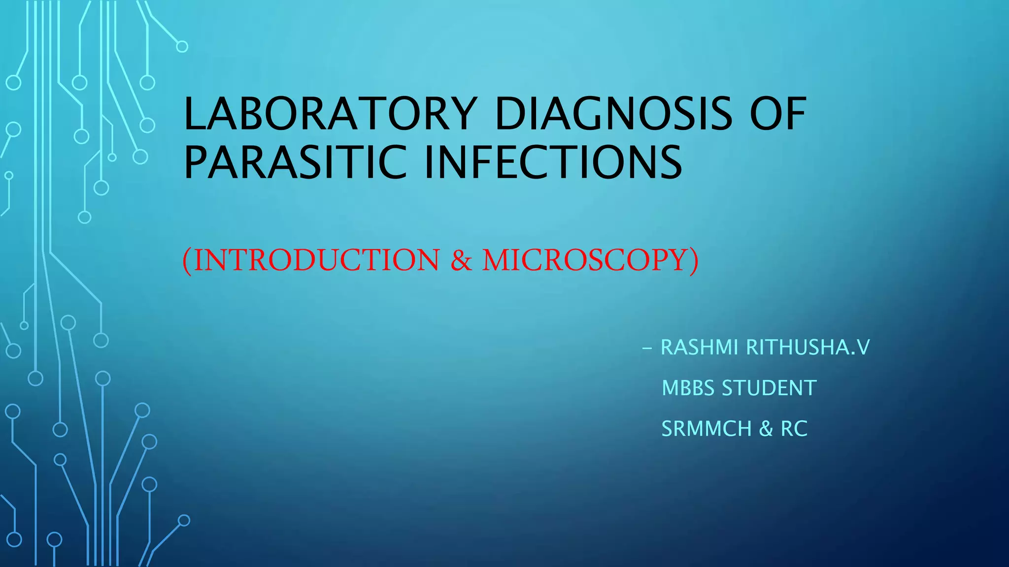 Lab Diagnosis-Parasitology | PPTX