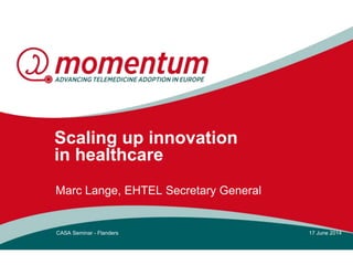 EU-funded project Momentum: success factors for deploying telemedicine ...