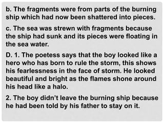 CASABIANCA EXTRACT & QUESTIONS.pptx