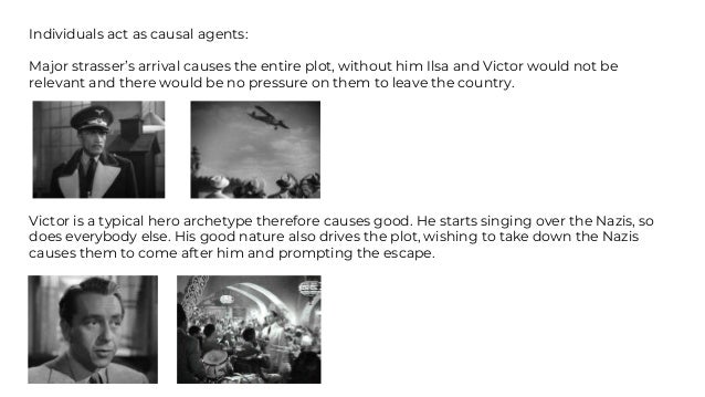 Classical Hollywood narrative conventions in Casablanca (A Level Film ...