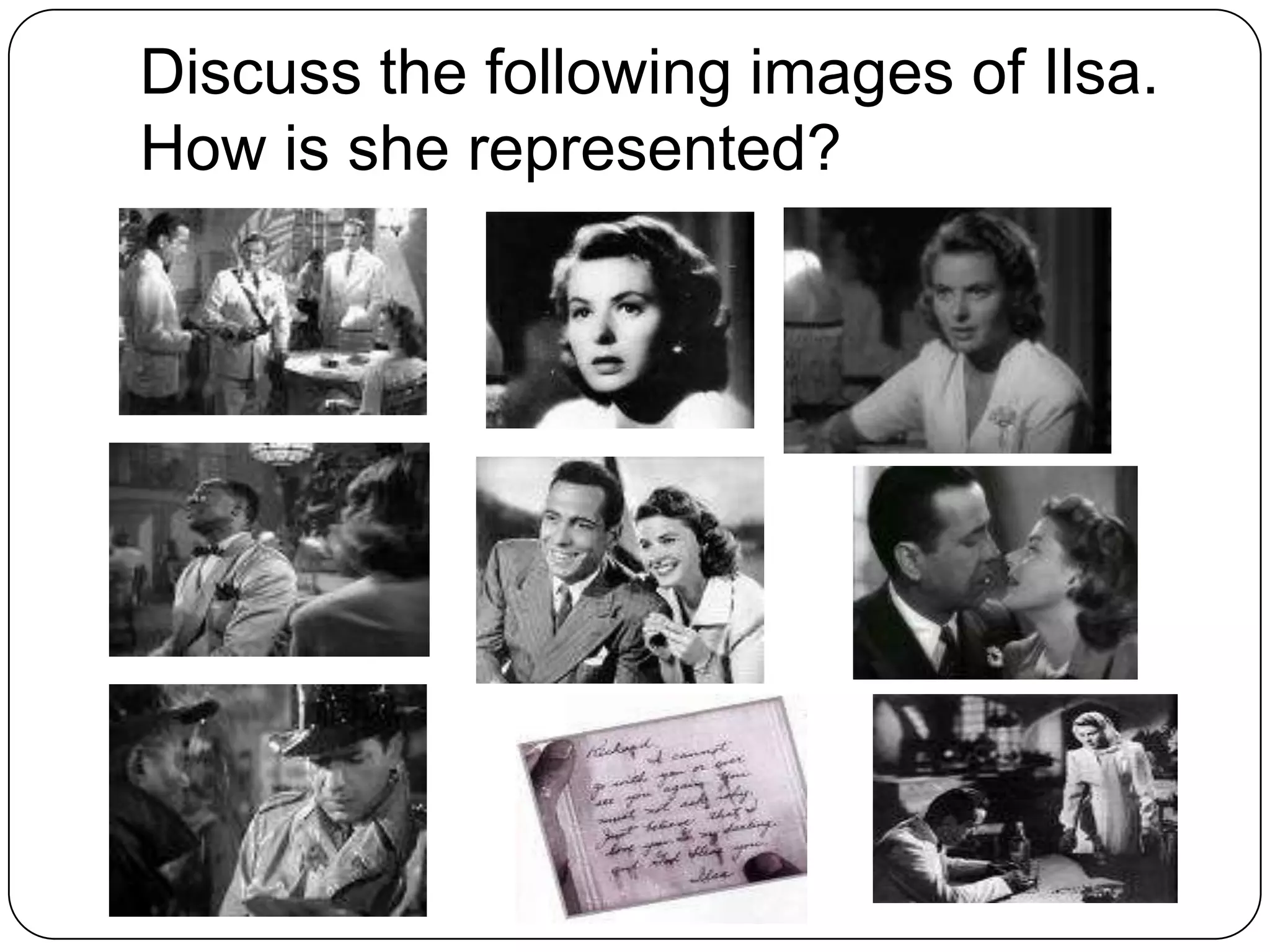 Casablanca rick and ilsa | PPTX