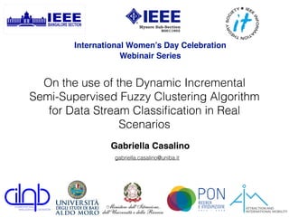 On the use of the Dynamic Incremental Semi-Supervised Fuzzy Clustering Algorithm for Data Stream ...