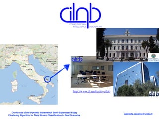 On the use of the Dynamic Incremental Semi-Supervised Fuzzy Clustering Algorithm for Data Stream ...