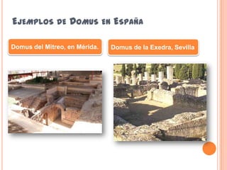 Casas romanas | PPTX