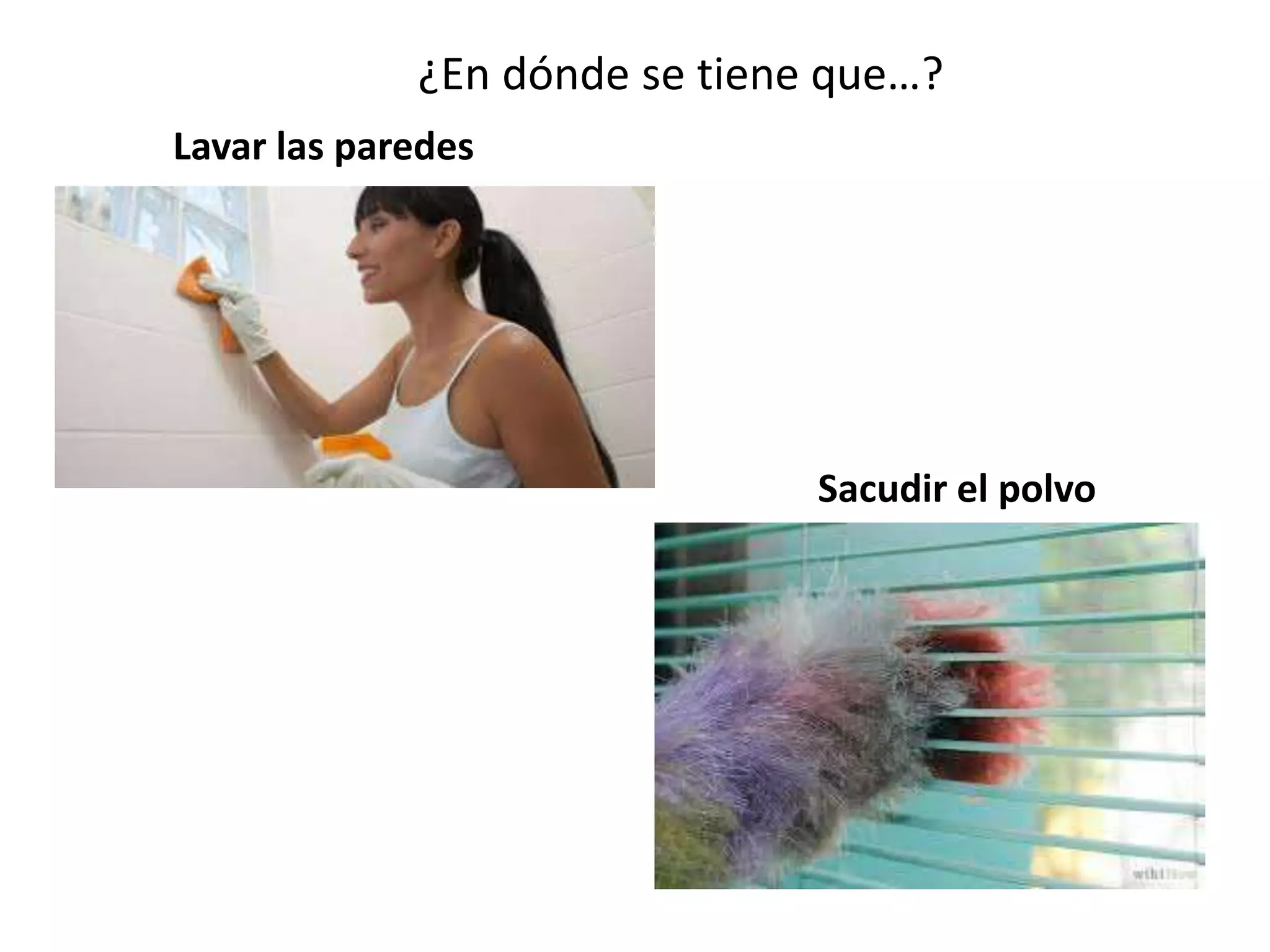 Casa y quehaceres A2 | PPT