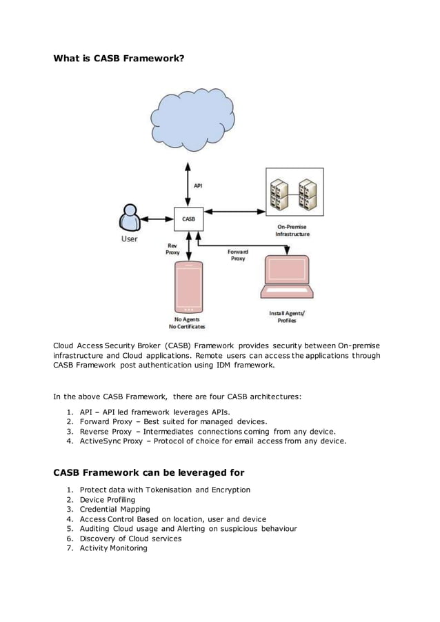 Cloud Access Security Broker (CASB) | PDF