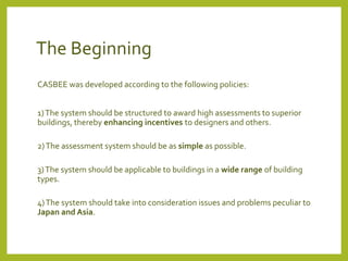 Casbee certification,Japan | PPTX